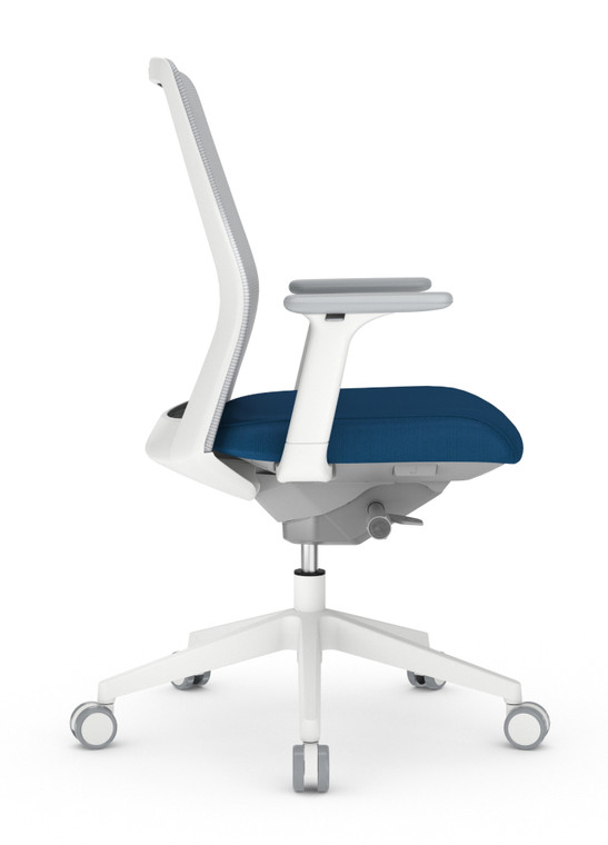 AMQ Jaku White Frame Task Chair | OfficeChairsUSA