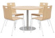 Breakroom Bundle with Jive Stack Chairs and Proof Table | Officechairsusa