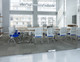 Nesting Conference Chairs with Casters | OfficeChairsUSA