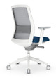 AMQ Jaku White Frame Task Chair | OfficeChairsUSA