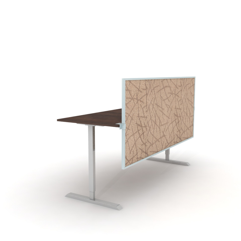 OBEX Dividers: Acoustical Desk-Mounted Privacy Panel