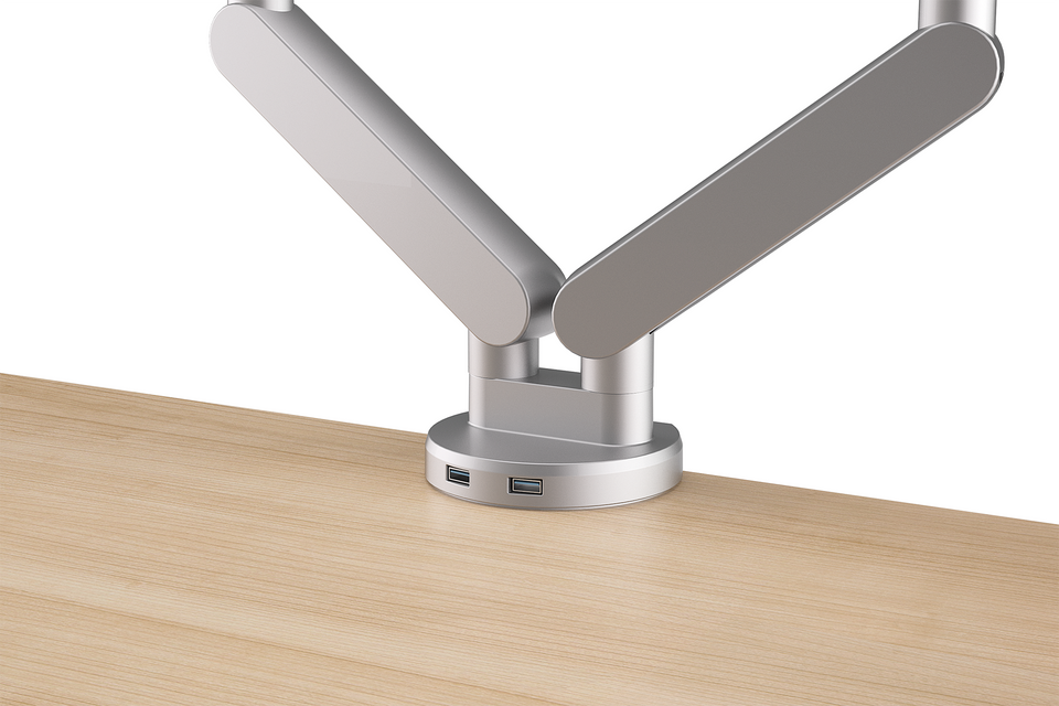 Hon Dual Monitor Arm | Dual Monitor Stand with USB Ports