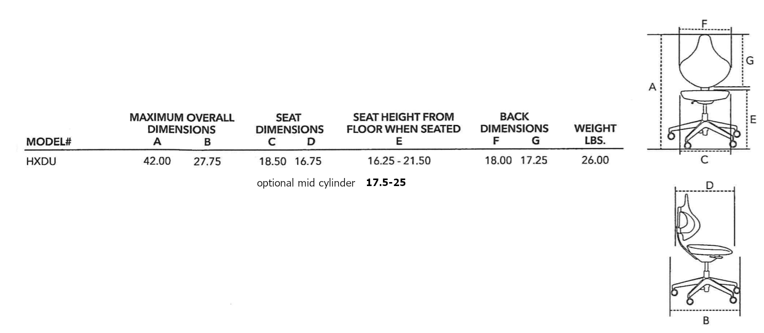 Cramer Helix Med Tech Lab Chair | OfficeChairsUSA