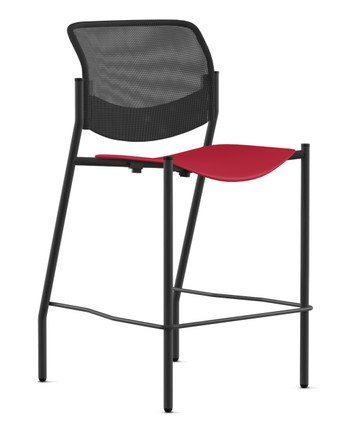 9to5 Seating Mesh-Back Bar/Counter-Height Stool - 27" or 30"