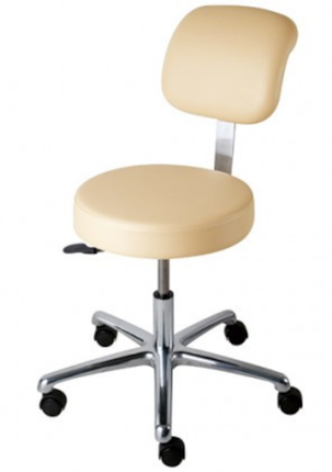 Vinyl Lab Stools with Backs | Exam Room Stool | OfficeChairsUSA