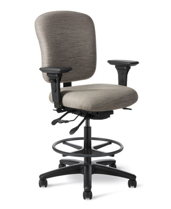 Office Master Intensive-Use Full-Back Stool | OfficeChairsUSA
