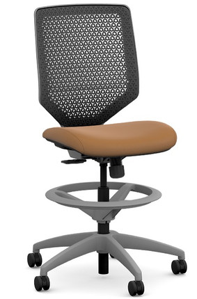 HON Solve ReActiv Back Stool | Modern High-Back Office Stool