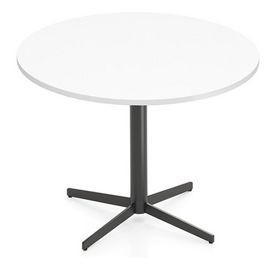 OTG Round Meeting Table with X Base | OfficeChairsUSA