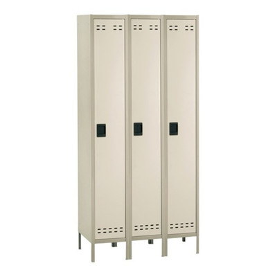 Single-Tier 3 Column Metal Lockers for Sale | OfficeChairsUSA