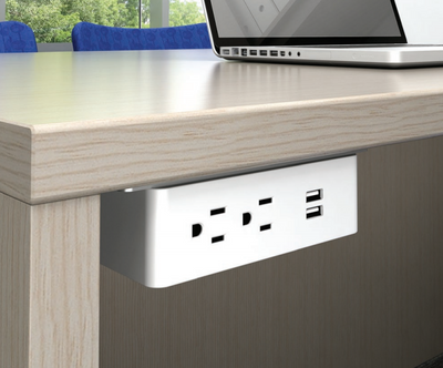 Dekko Ashley Duo Under Surface Power Module | OfficeChairs USA