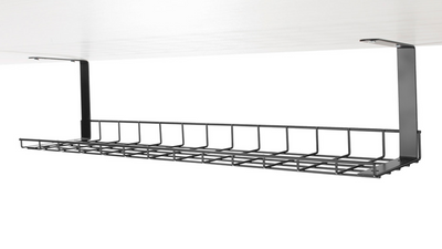 Under-Table Cable Management Wire Basket | Cable Caddy
