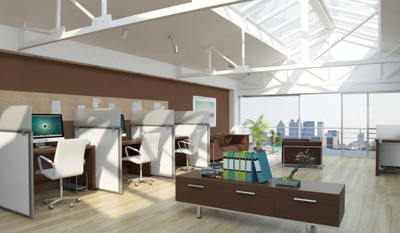 OBEX Cubicle Mount Acrylic Protection Screens | OfficeChairsUSA