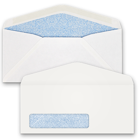 Custom #10 Window - Security Envelopes - Supreme School Supply