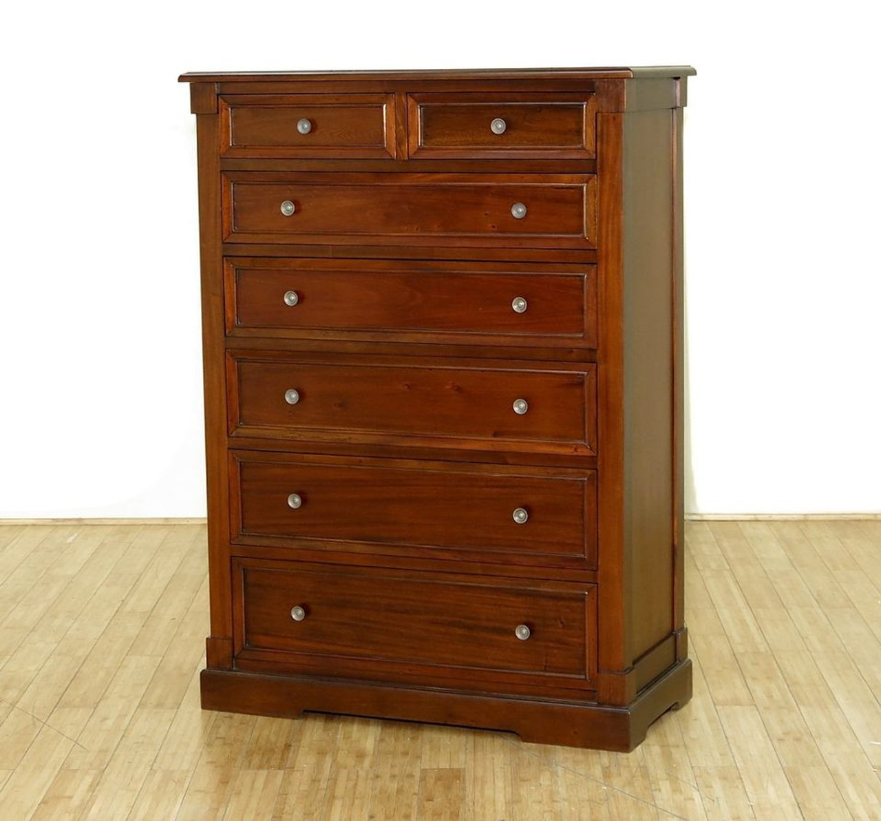 Tall mahogany dresser store