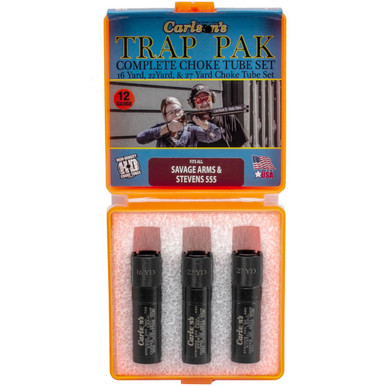 CARLSONS Stevens 555 12ga Trap Pack Choke Tubes 17216