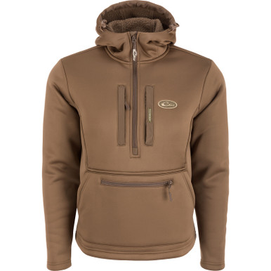 DRAKE MST Ultimate Wader Quarter Zip Hoodie DW7420-BRN
