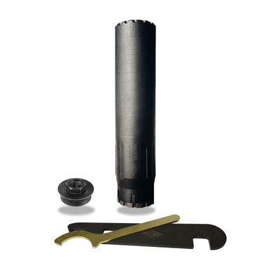 YANKEE HILL MACHINE CO Bad Larry 338 Caliber Black Steel Suppressor w ...