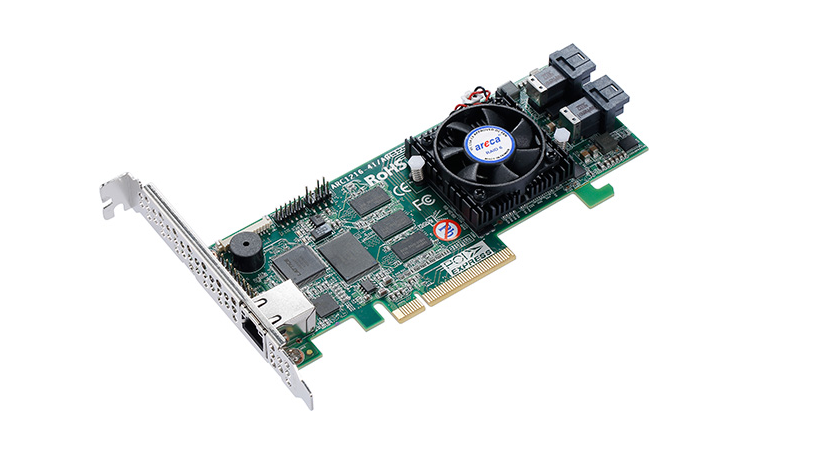Areca ARC-1226-8i (8 Port Internal 12 Gb/s SAS RAID Adapters)