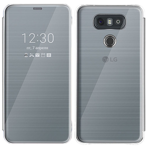 Genuine Official LG G6 Quick Cover Clear View Fflip Case Cover Wallet ...