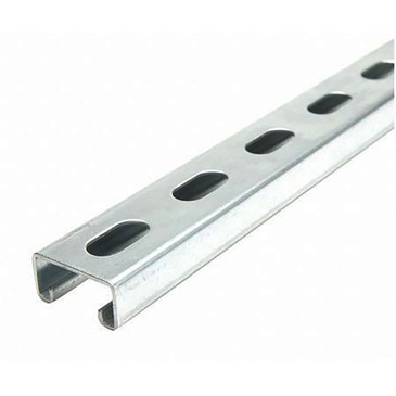 13/16" x 1-5/8" x 60 inches, Galvanized Steel, Slotted Strut Channel ...