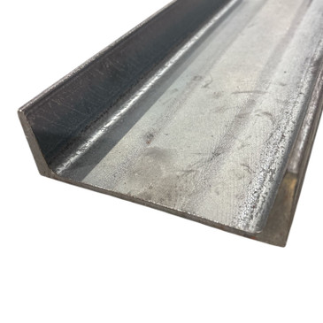 6" x 8.2 lb (6" x 1.90" x 0.200") x 17", A36 Steel Channel, Hot Rolled ...