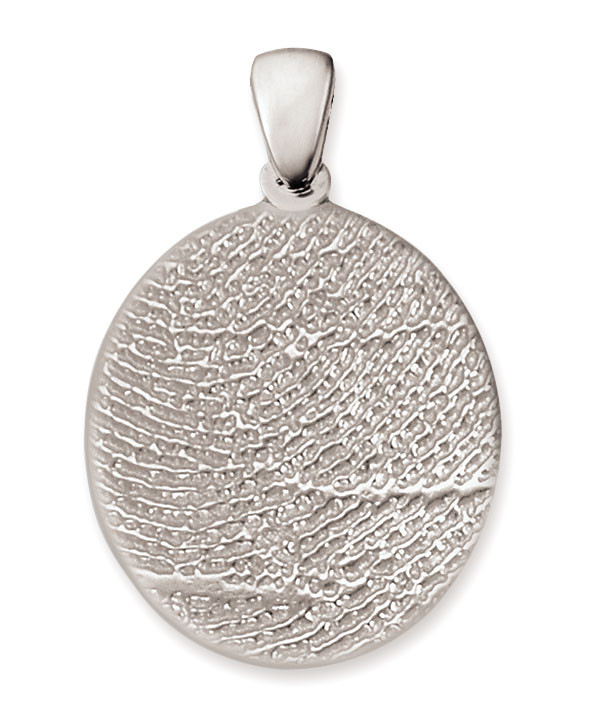 Yin Yang Thumbies 3D Fingerprint Sterling Silver Keepsake Grand Charm
