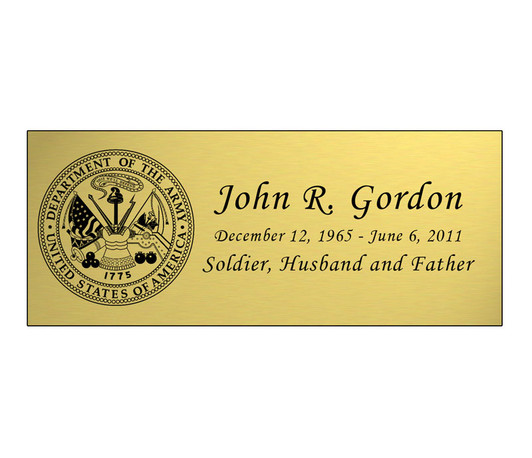 Engraved Nameplate - Choose Style, Color and Size