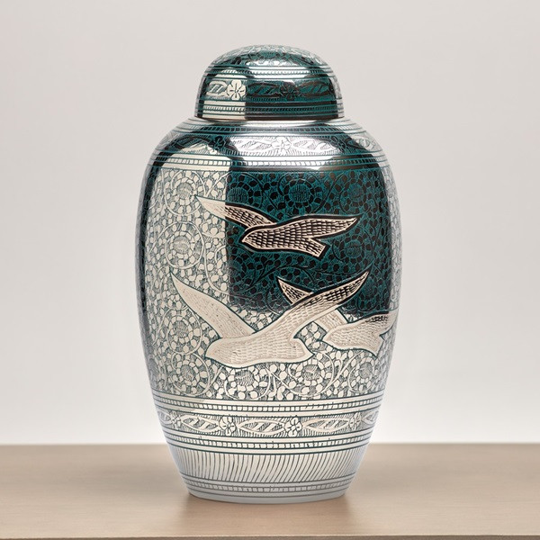 Going Home Brass Cremation Urn
