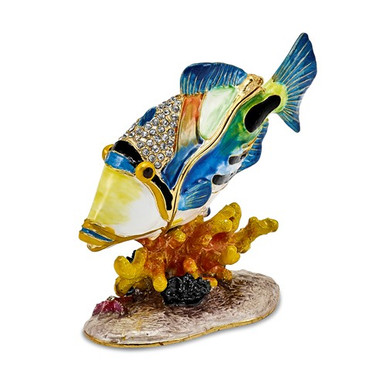 Bejeweled Huma Huma Fish Keepsake Box