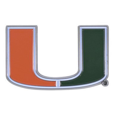 Miami Aluminum Embossed Football Logo Emblem