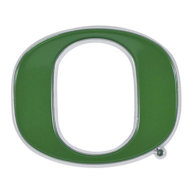 Oregon Aluminum Embossed Football Logo Emblem
