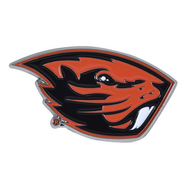 Oregon State Aluminum Embossed Football Logo Emblem