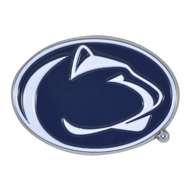Penn State Aluminum Embossed Football Logo Emblem