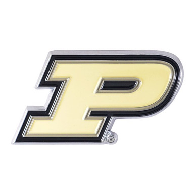 Purdue Aluminum Embossed Football Logo Emblem