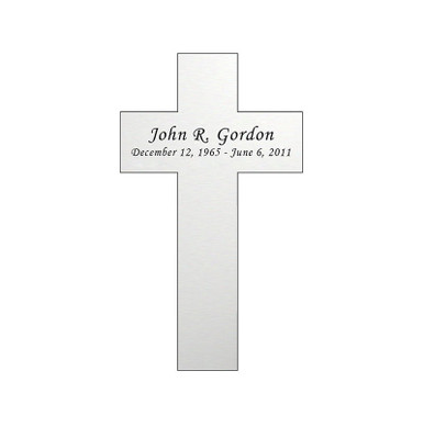 Cross Nameplate - Personalized - 2-1/4 x 3-7/8