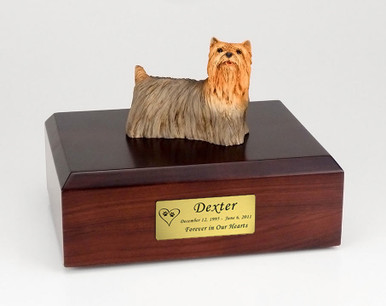 Yorkshire Terrier Dog Figurine Pet Cremation Urn - 267