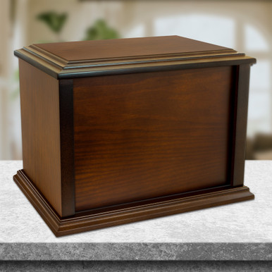 Eternal Reflections Wood Cremation Urn - Case