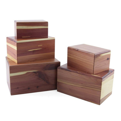 Cedar Wood Cremation Urn - Case Quantity