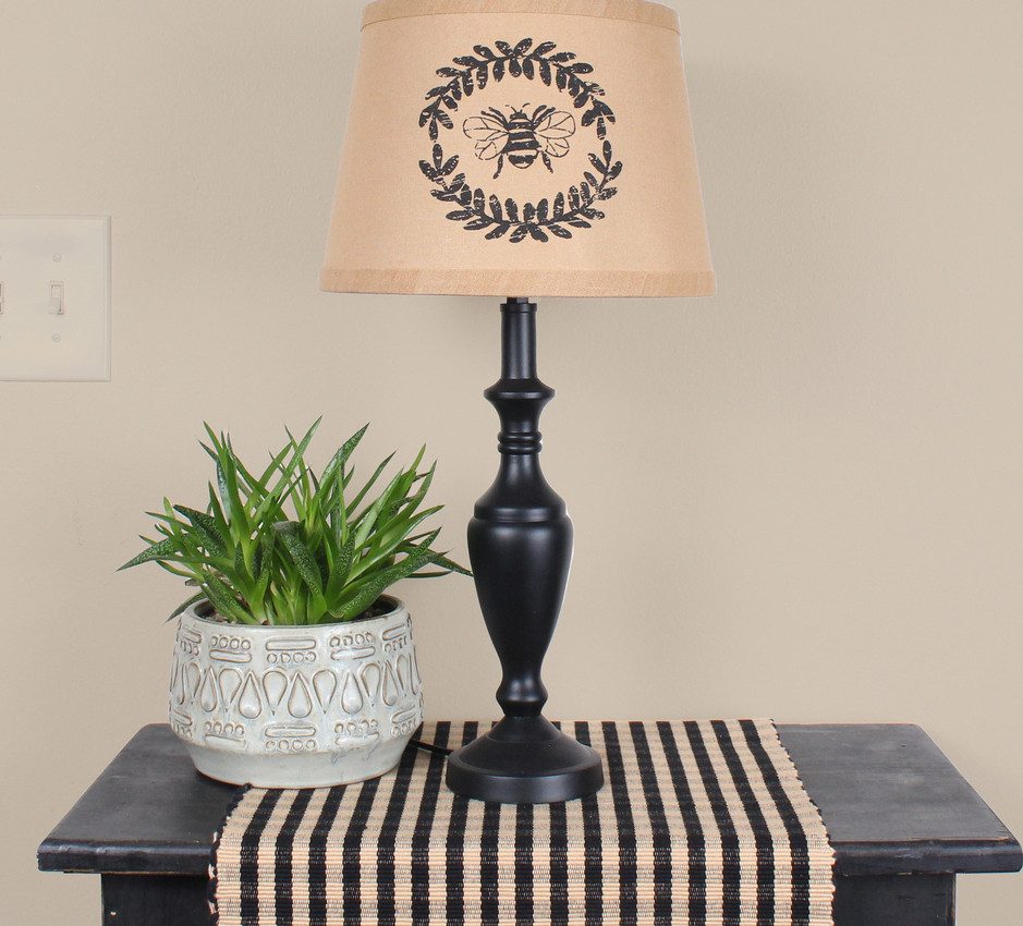 Royalton Bee Tea Stnd 10 Drum Shade - Schrock Shoppes