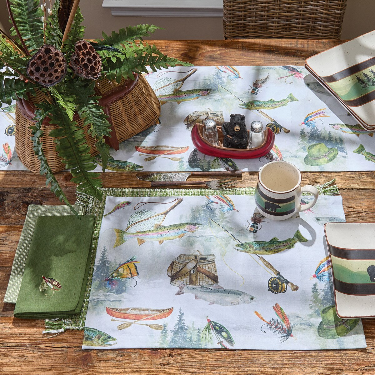 FLY FISHING PLACEMAT - Schrock Shoppes