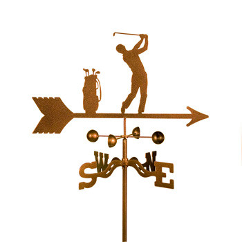 Golfer (Male) Weathervane - Schrock Shoppes