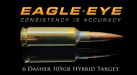 Eagle Eye 6 Dasher 105gr Berger Hybrid Ammunition