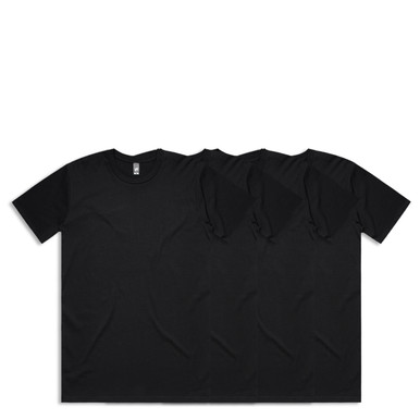 Black Classic Tee Bundle - 8026-BLK | AS Colour AU