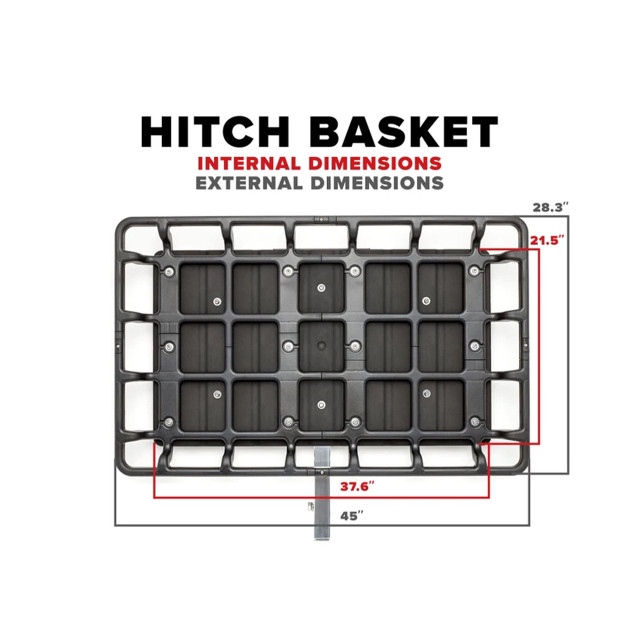 WeatherTech Universal Hitch Basket - Free Shipping | Genesis Parts and ...