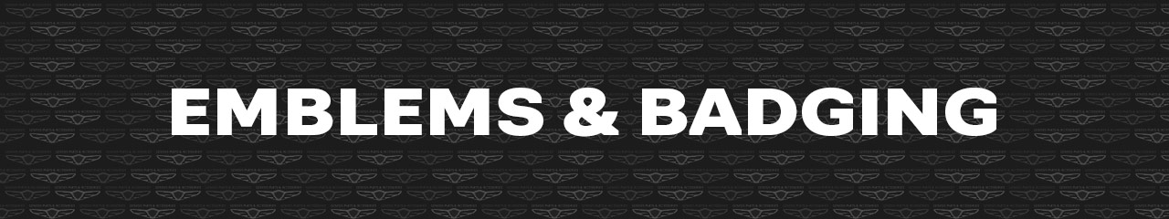 Genesis Emblems and Badges - Free Shipping | Genesis Parts & Accessories