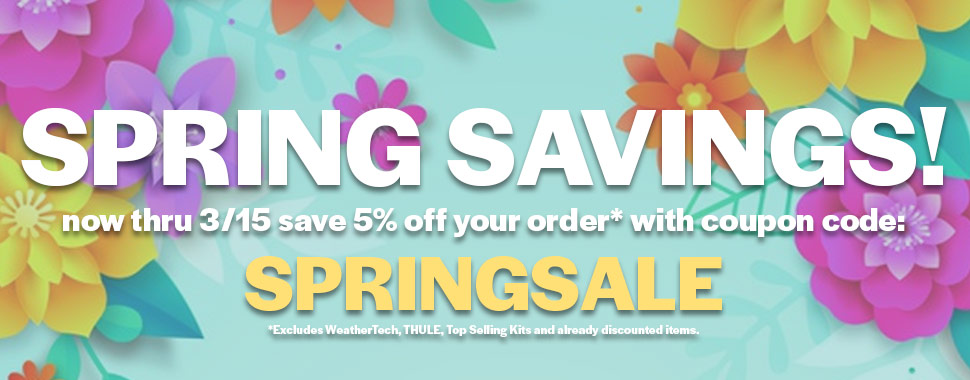 Spring Savings - Genesis Parts and Accessories
