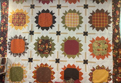 Fall's in Town/Fields of France Quilt Kit