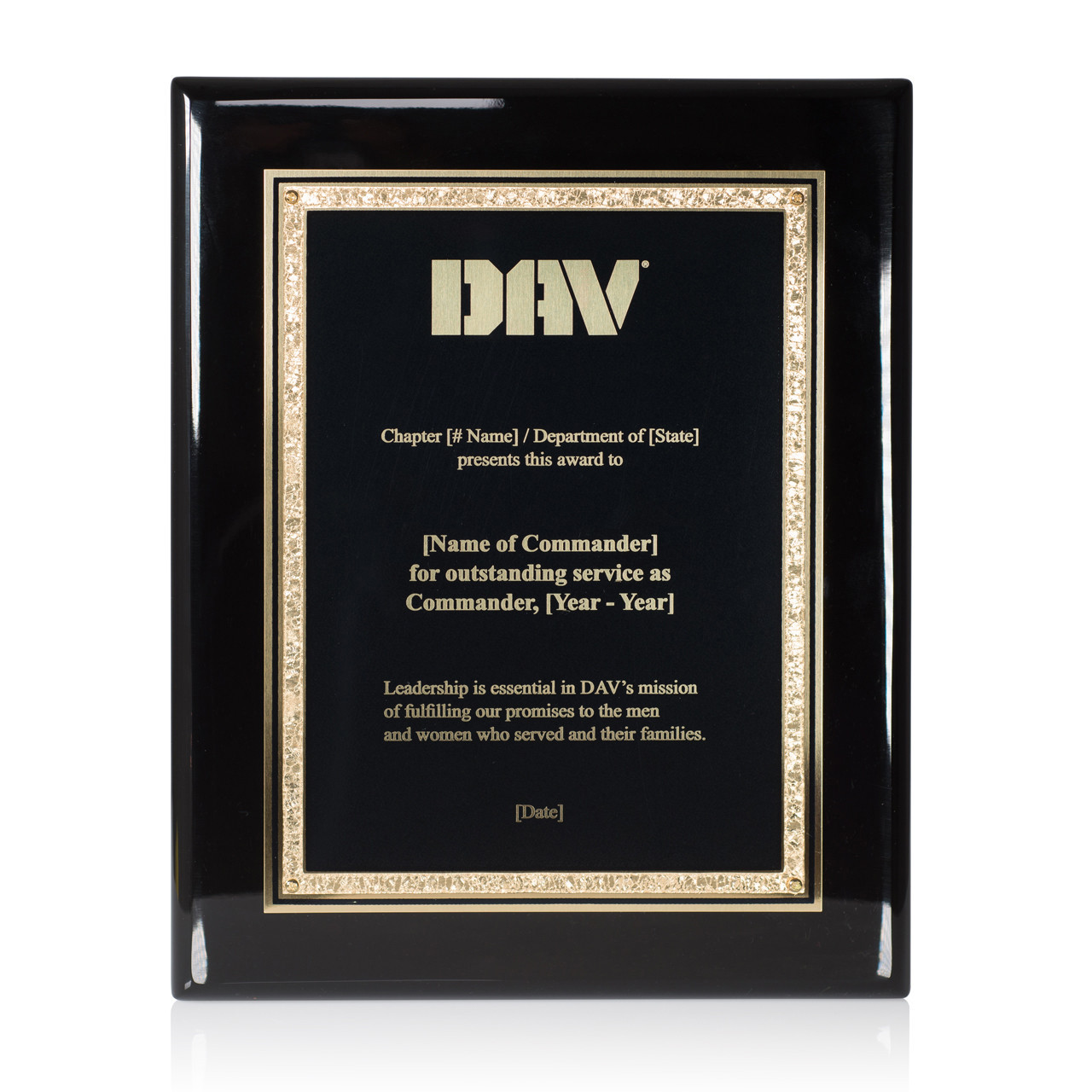 Past Commander Award - DAV