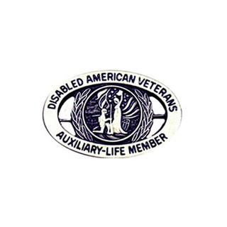3" Life Member Embroidered Patch / Single - DAV