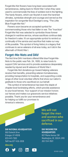Forget Me Not Brochure - DAV
